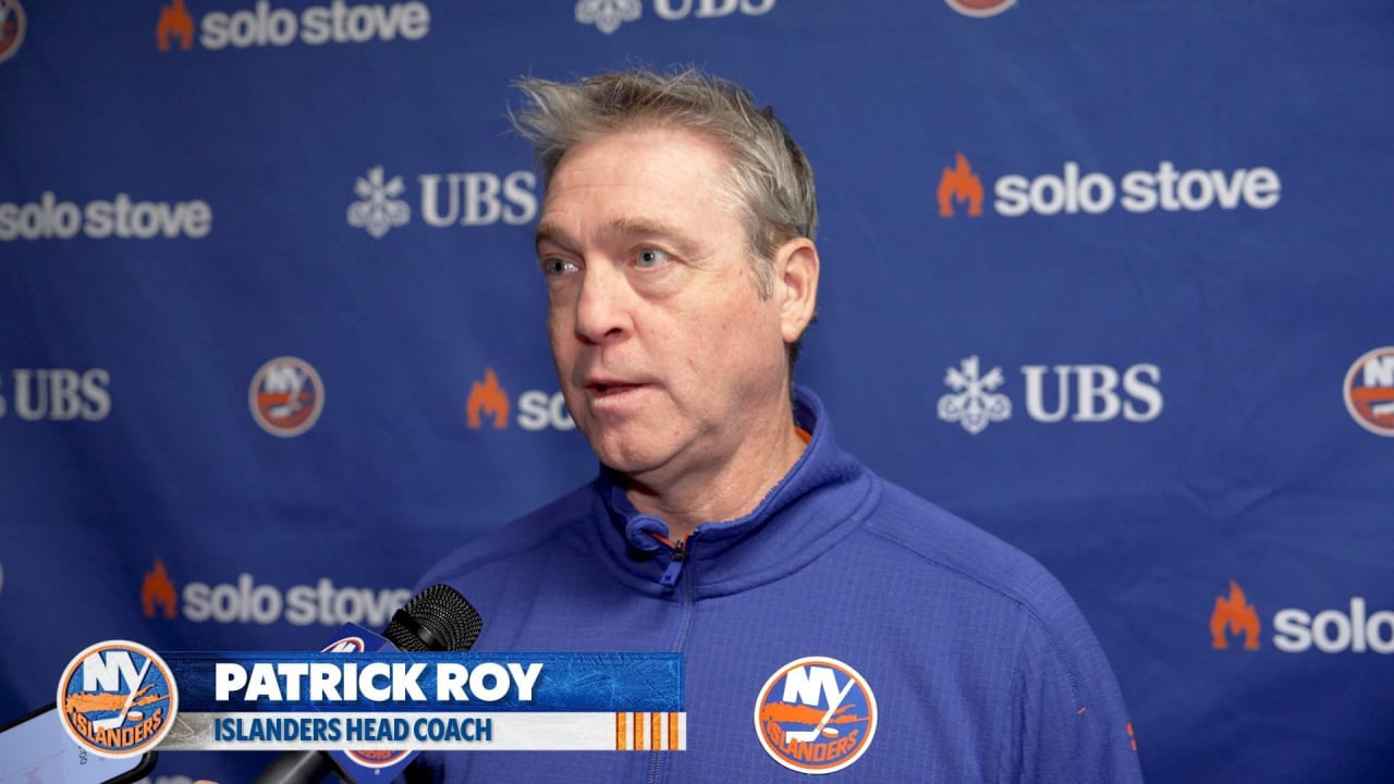Practice 11/18: Patrick Roy | New York Islanders