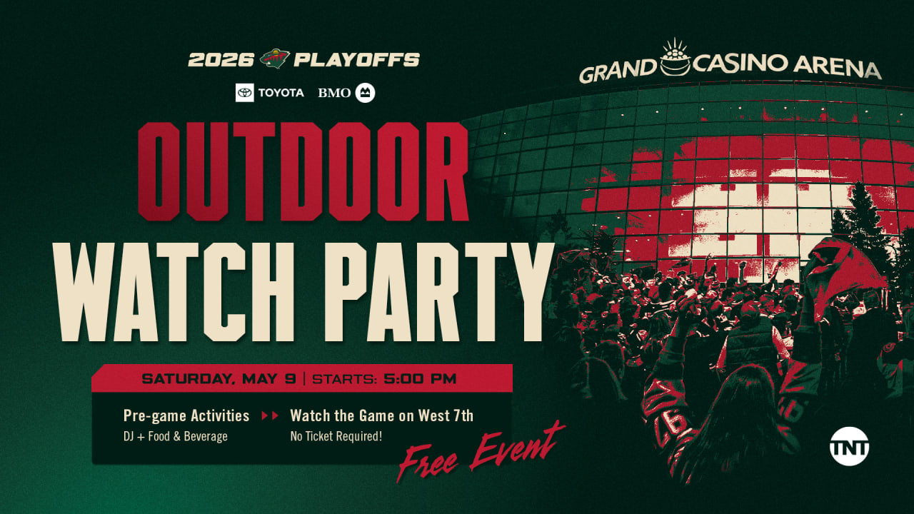 Minnesota Wild to Host Free Watch Party for Game 3 Outside Grand Casino ...