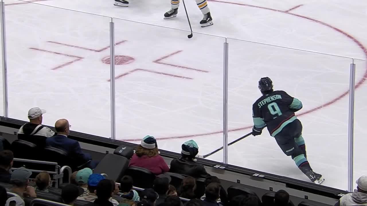 BUF@SEA: Stephenson scores PPG against Alex Lyon | Seattle Kraken