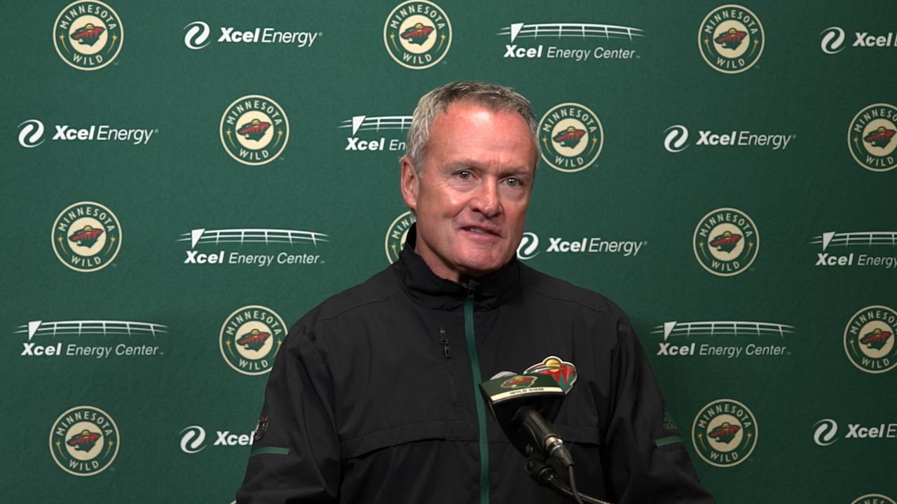 Evason Pregame vs CBJ 10/21 | Minnesota Wild