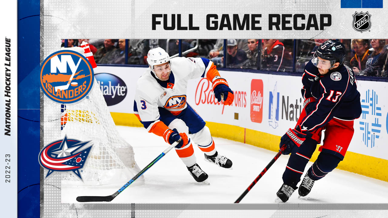 Recap: NYI 3, CBJ 2 | New York Islanders