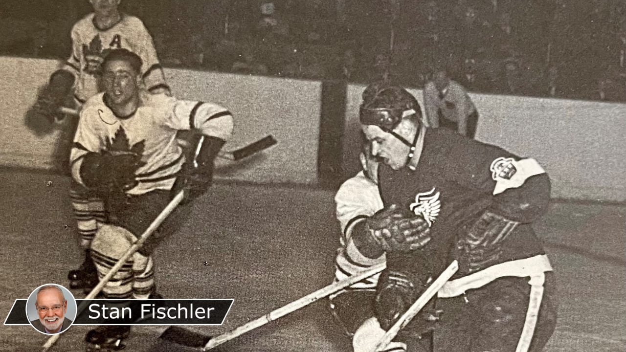 Howe overcame scary head injury, briefly wore helmet for Red Wings ...