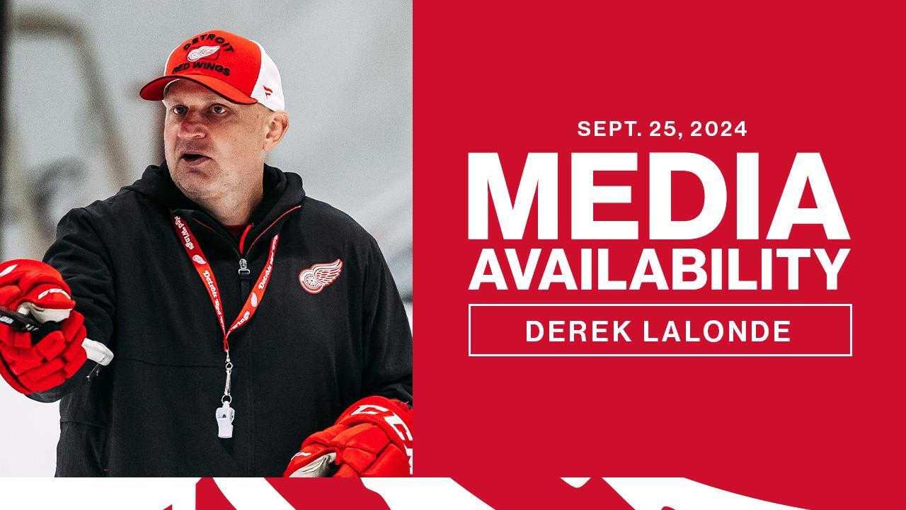 Derek Lalonde Media Availability | Sept. 25, 2024 | Detroit Red Wings
