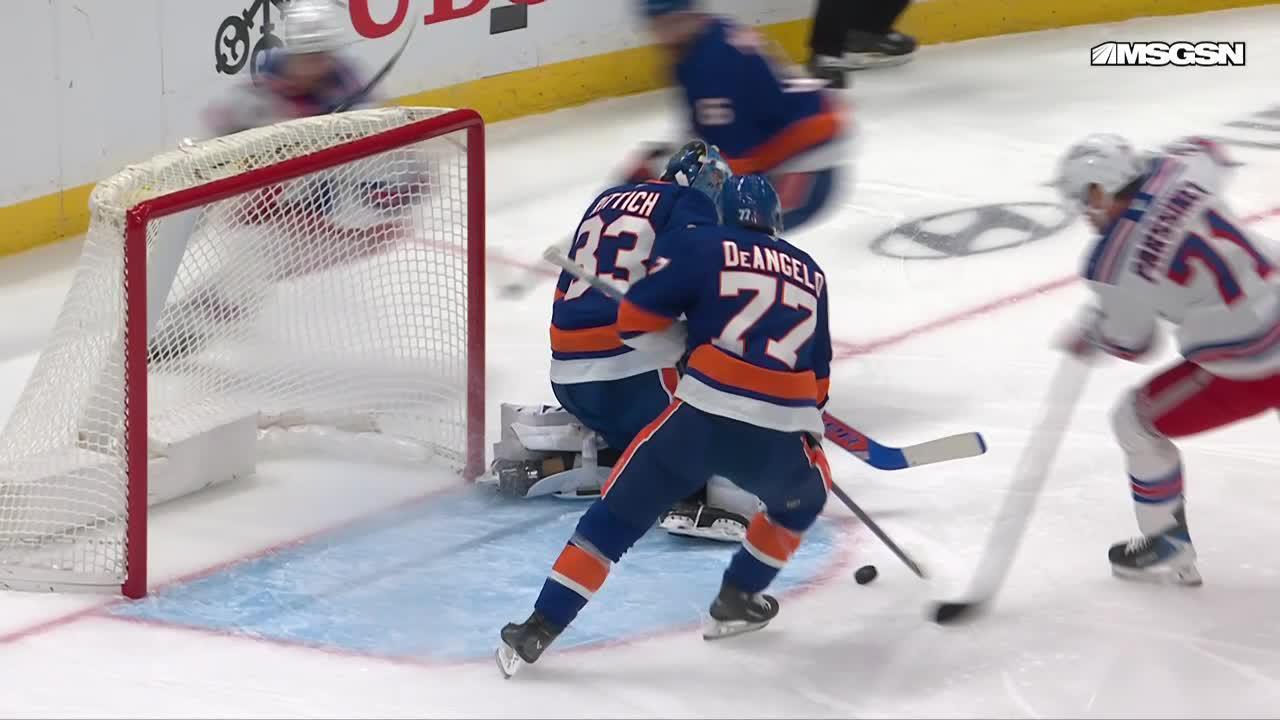 NYR@NYI: Parssinen scores goal against David Rittich | New York Rangers