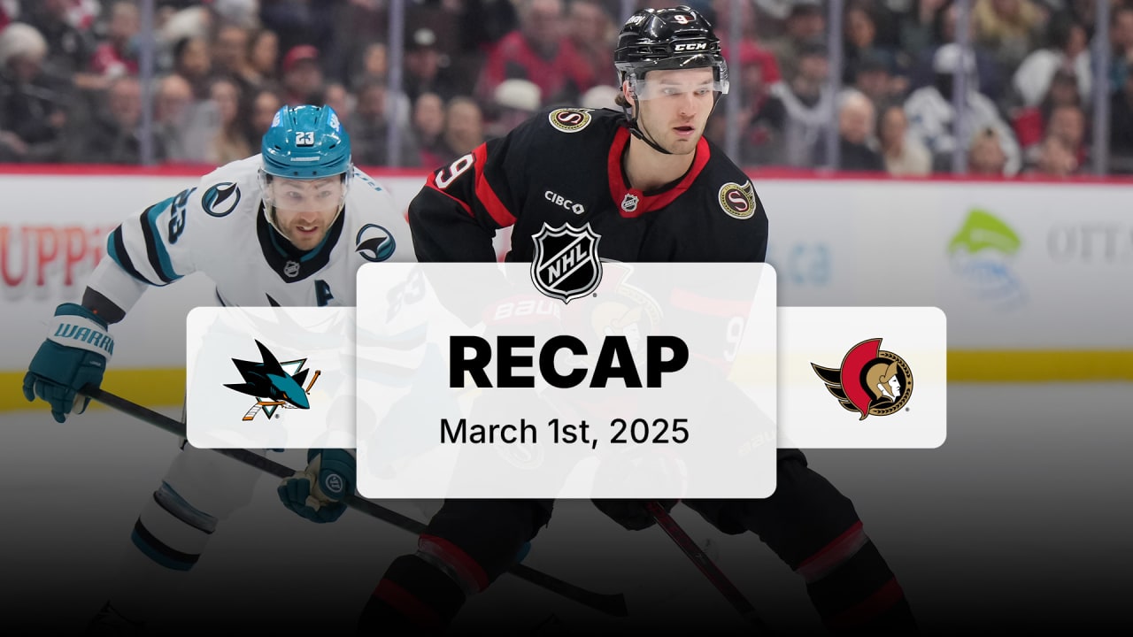 Sestřih: OTT:SJS 5:3 | NHL.com/cs