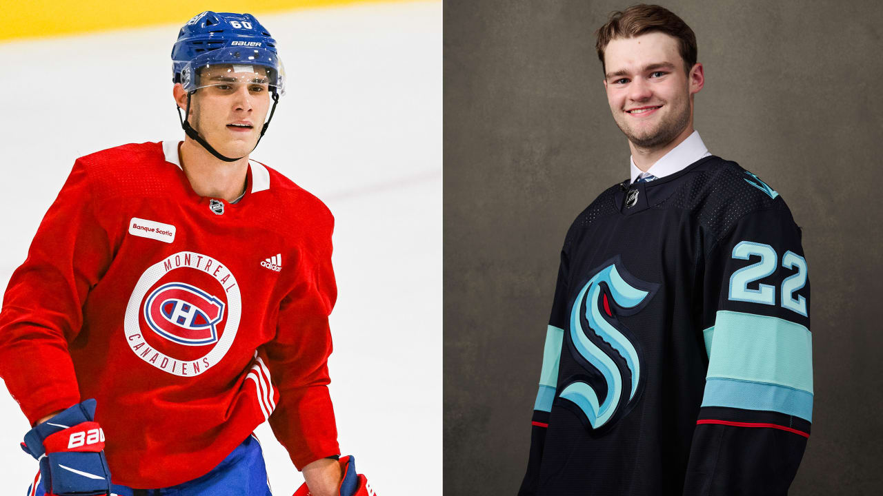Slafkovsky et Wright réunis à la Vitrine des recrues de l'AJLNH | LNH.com