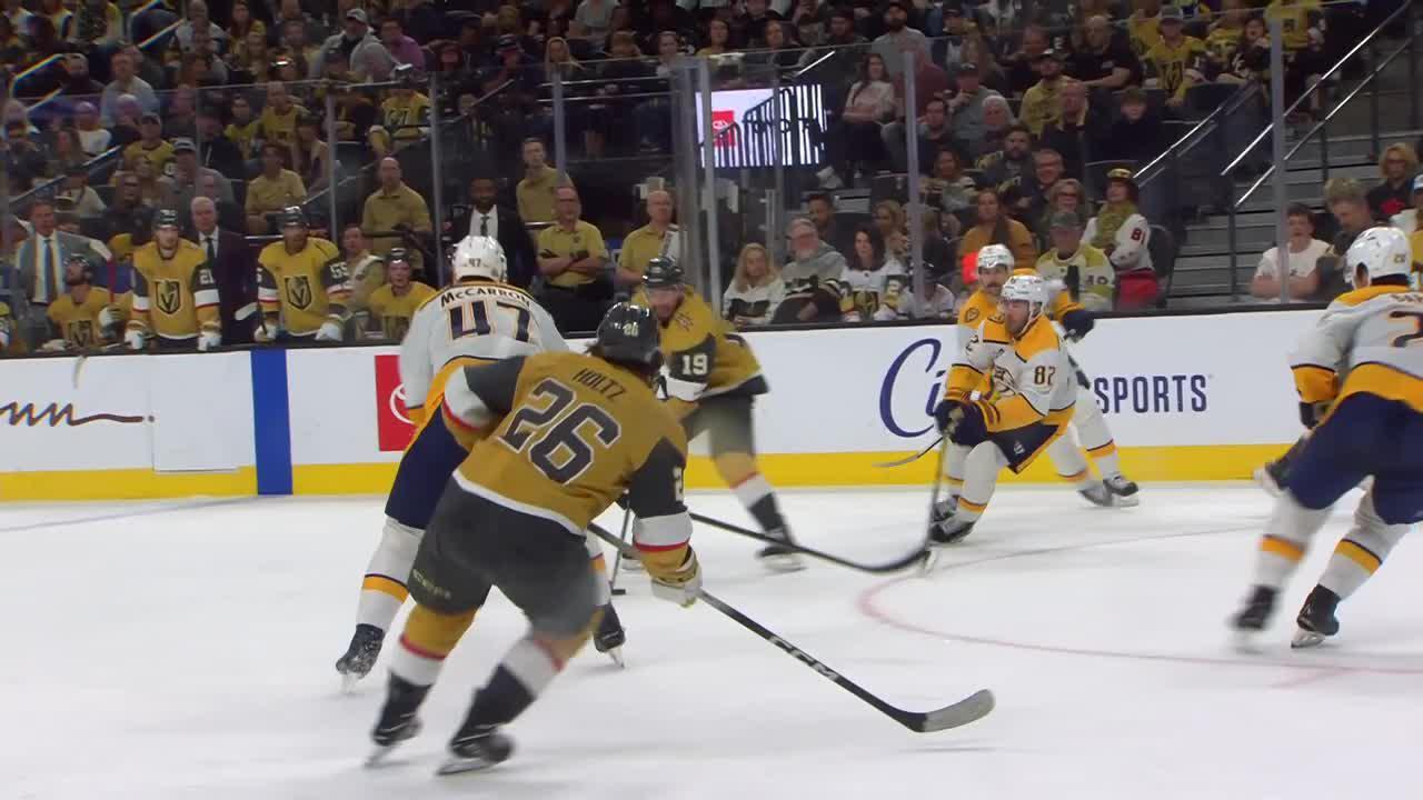 NSH@VGK: Holtz scores PPG against Justus Annunen | Vegas Golden Knights