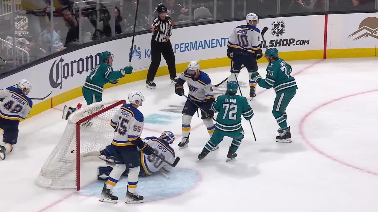 STL@SJS: Toffoli scores goal against Joel Hofer | San Jose Sharks