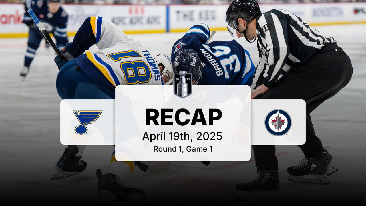 STL at WPG | Recap | Gm1 | NHL.com