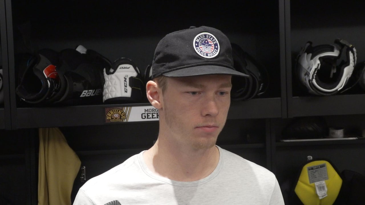 Locker Room Raw: Morgan Geekie | Boston Bruins