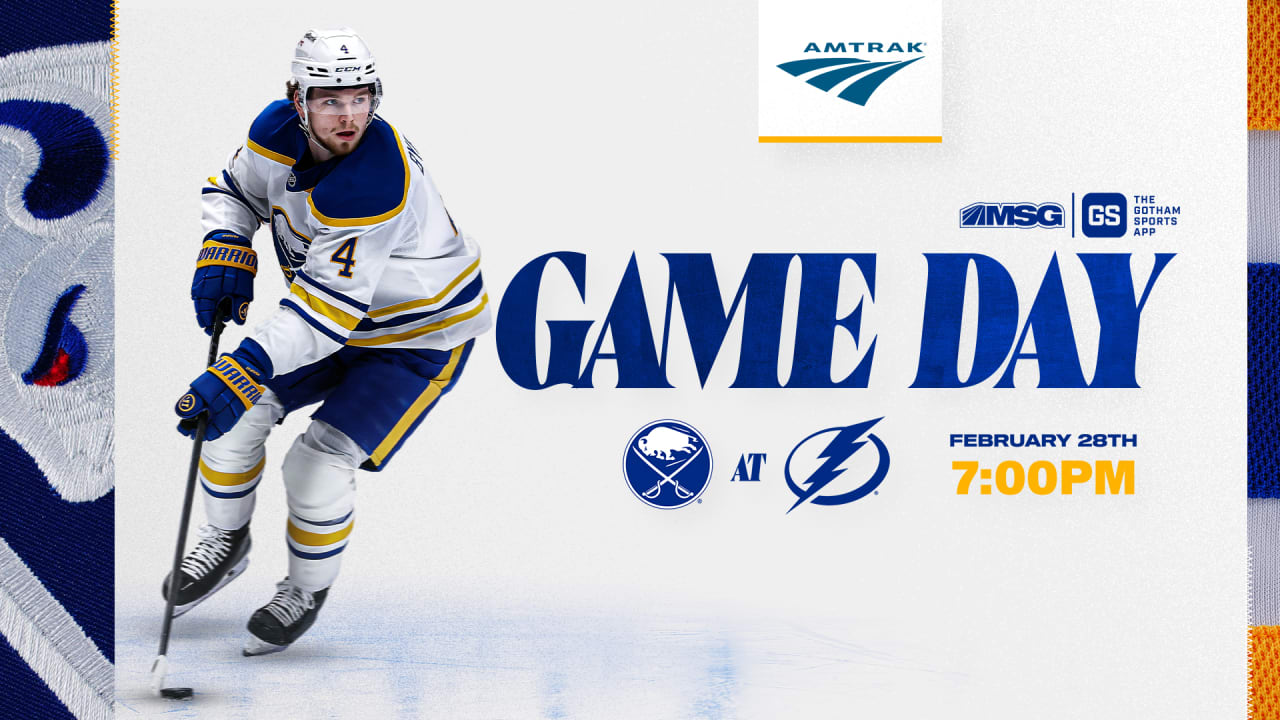 Sabres at Lightning | How to watch, lineup notes, and storylines ...