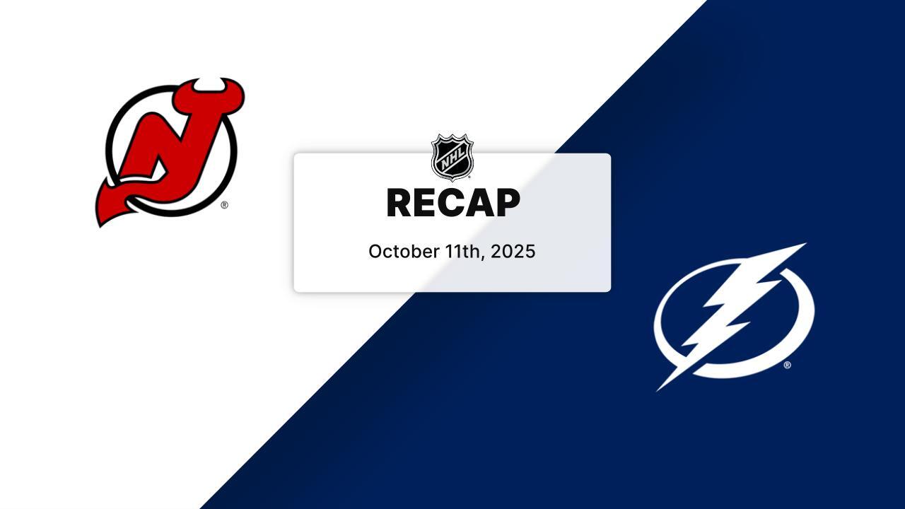 Devils 5, Lightning 3 | HIGHLIGHTS | New Jersey Devils