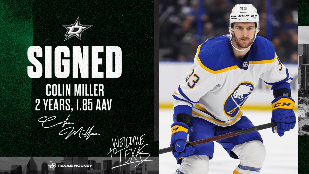 Stars sign defenseman Colin Miller to two-year contract | Dallas Stars