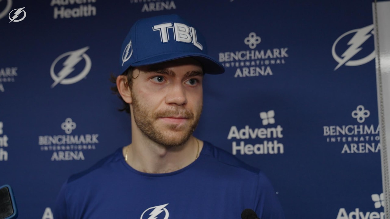 Brayden Point | Postgame vs Vegas Golden Knights | Tampa Bay Lightning