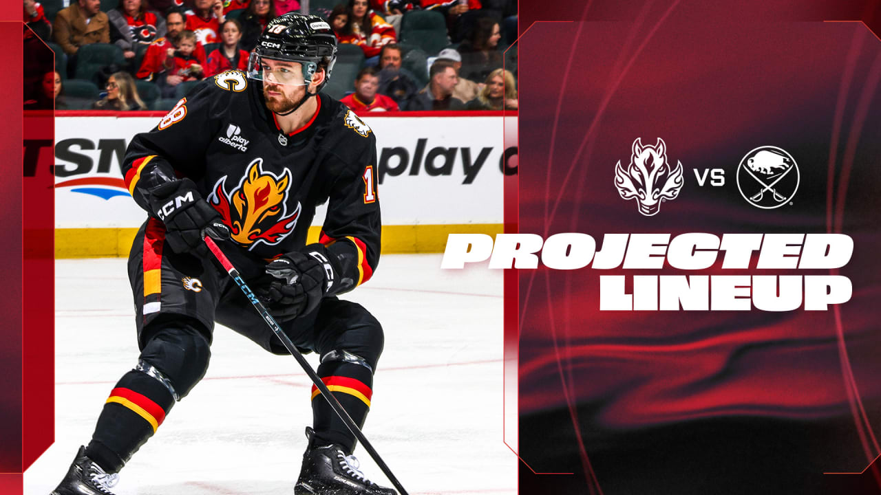 Projected Lineup - Flames vs. Sabres | Calgary Flames