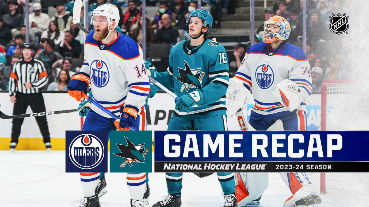 Oilers score 4 goals in 1st, shut out Sharks | NHL.com