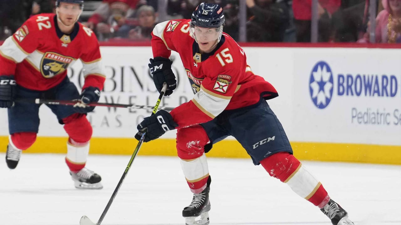 Anton Lundell onnistui tulikokeessaan Panthersin ykkössentterinä | NHL ...