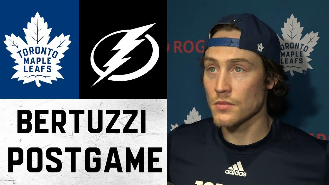 Tyler Bertuzzi | Post Game | Toronto Maple Leafs