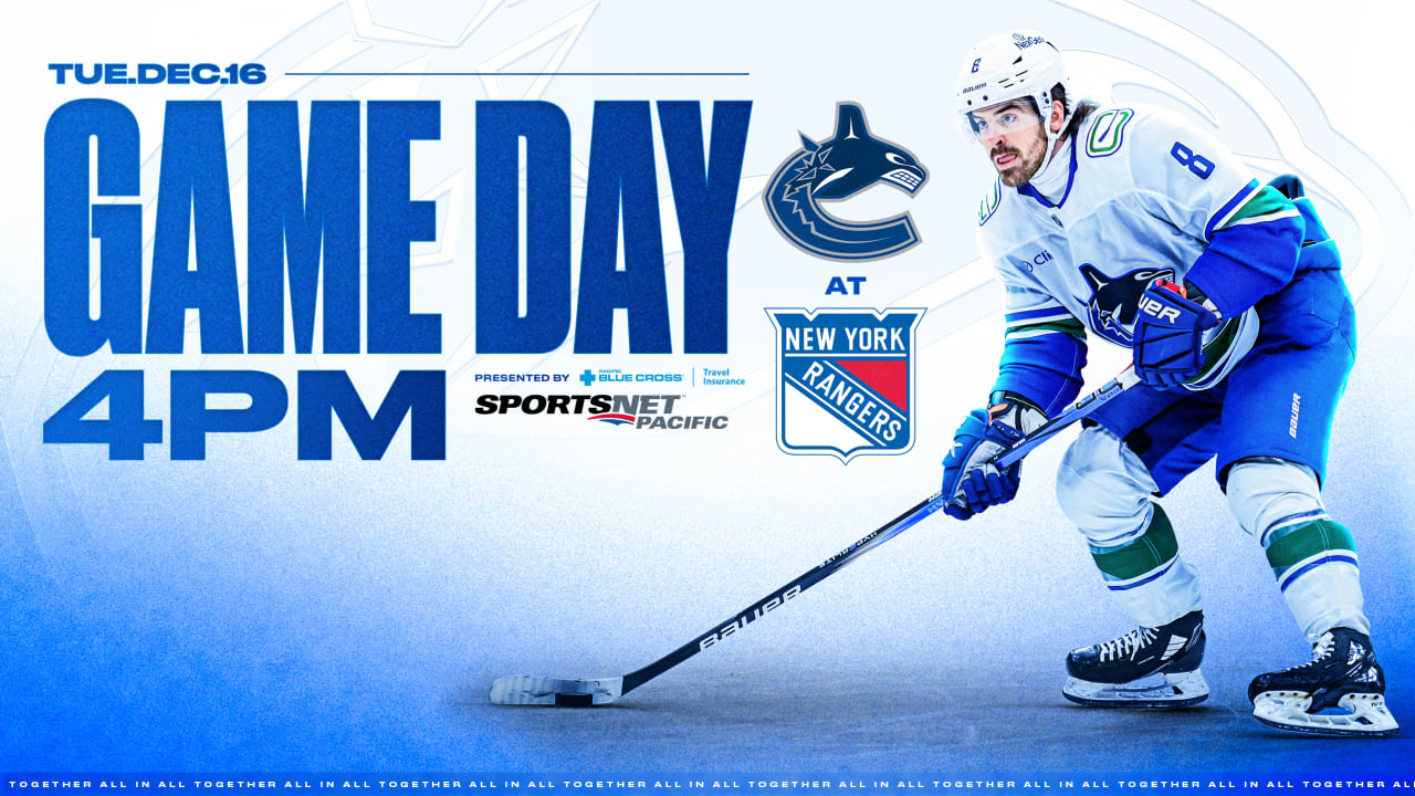 Game Notes: Canucks at Rangers | Vancouver Canucks
