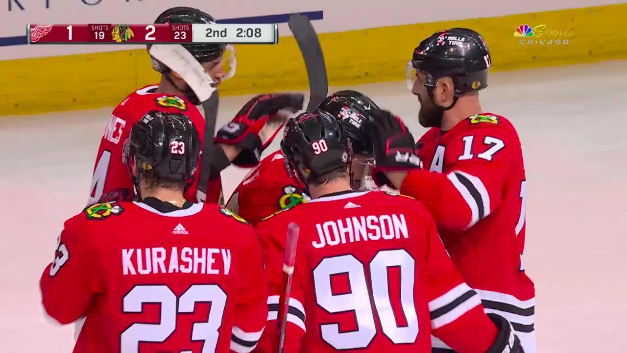 DET@CHI: Foligno Tips Home Power-Play Goal | Chicago Blackhawks