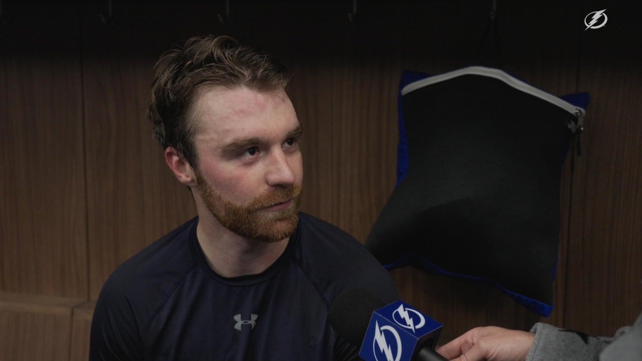 Nick Perbix | Pregame vs Florida Panthers | Tampa Bay Lightning