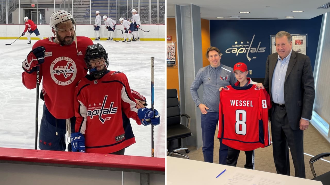 Capitals' Make-A-Wish guest enjoys day with Ovechkin, team | NHL.com