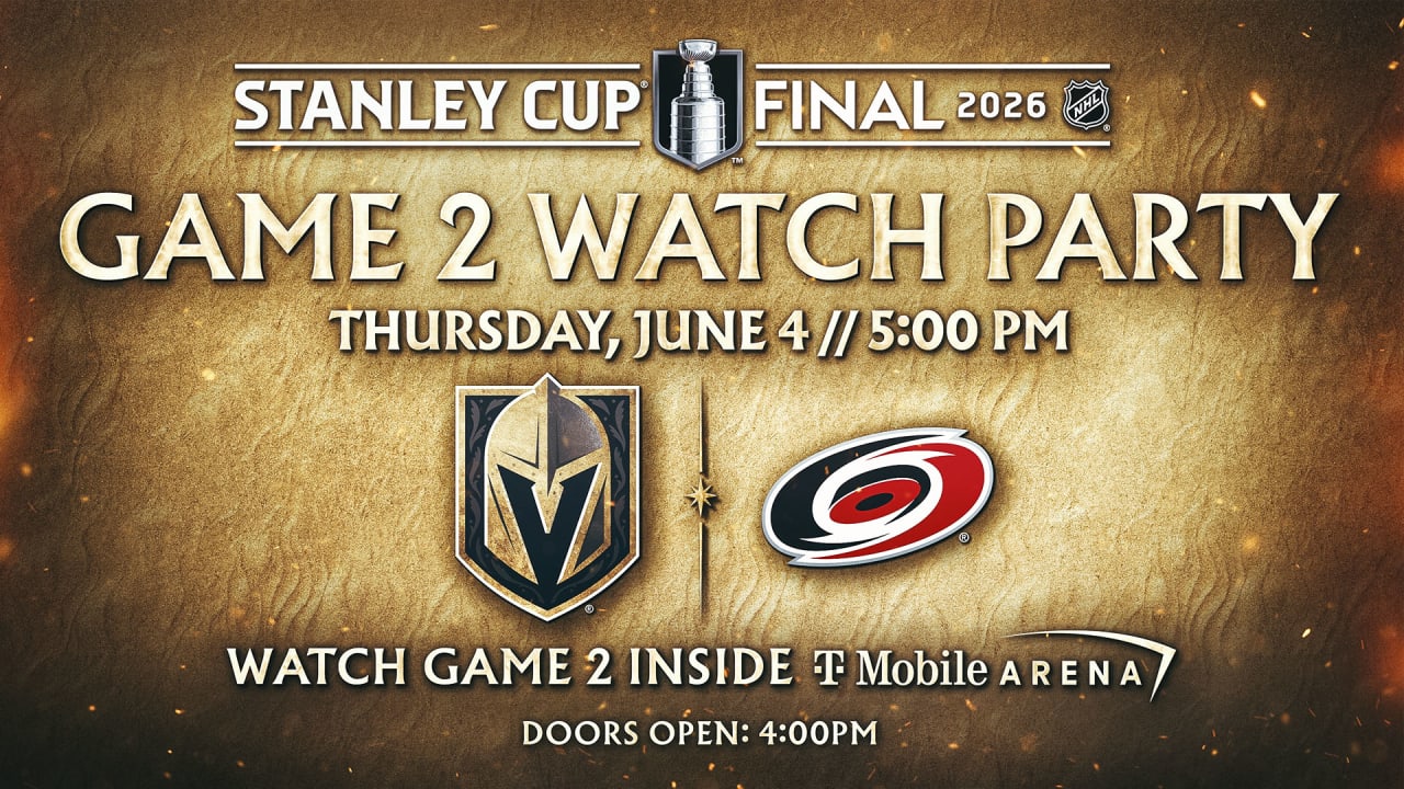 Vegas Golden Knights to Host Official Watch Party at T-Mobile Arena for ...