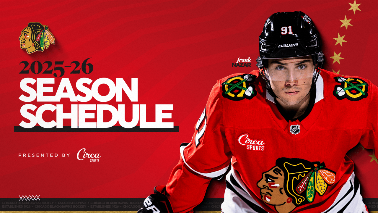 RELEASE: Blackhawks 2025-26 Season Schedule Announced | Chicago Blackhawks