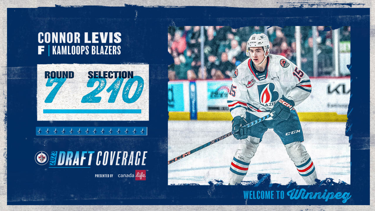 Jets select Connor Levis 210th overall in the 2023 NHL Draft | Winnipeg ...