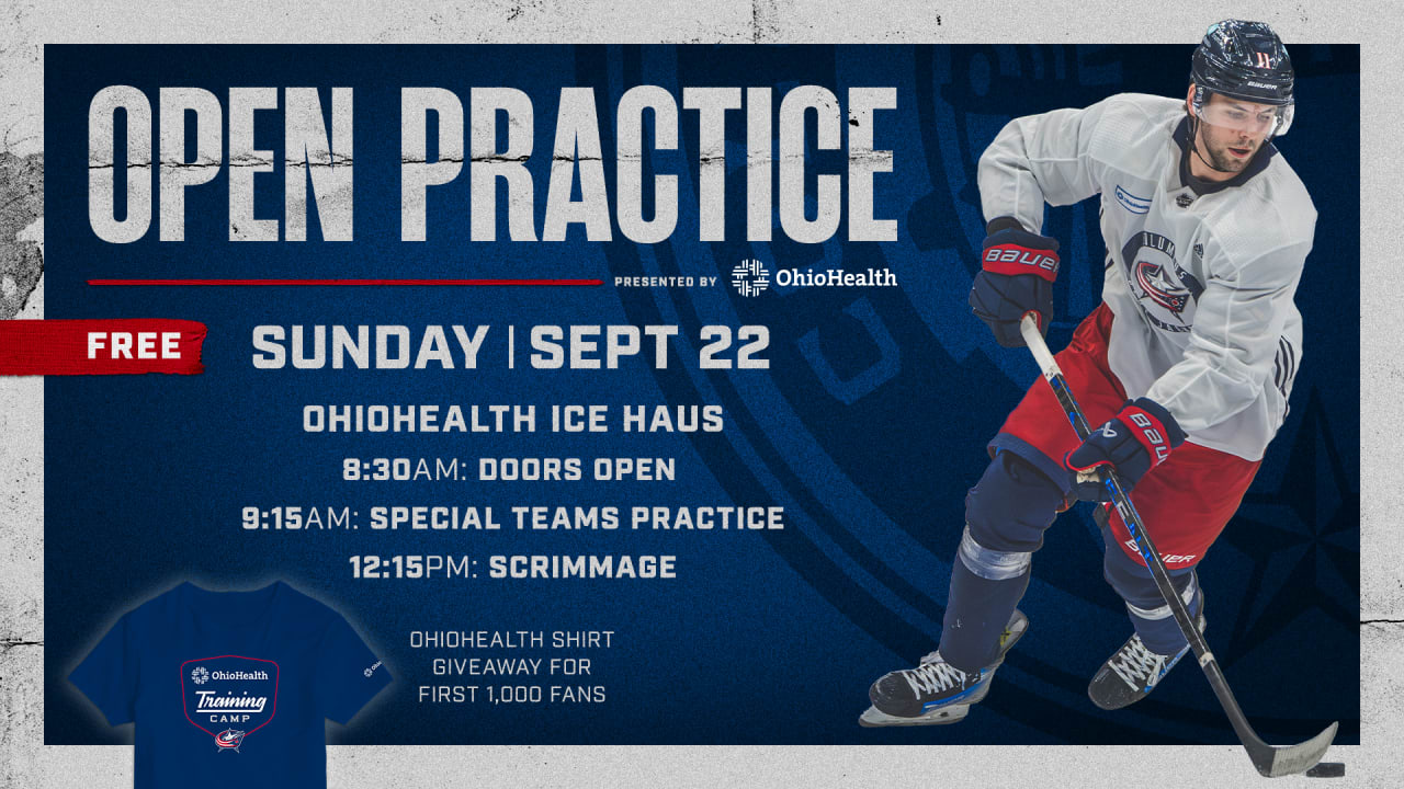 Blue Jackets to host open practice Sunday at OhioHealth Ice Haus ...