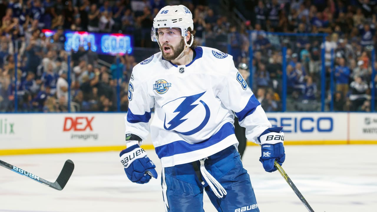 Kucherov of Lightning scores again, continues chase of legend | NHL.com