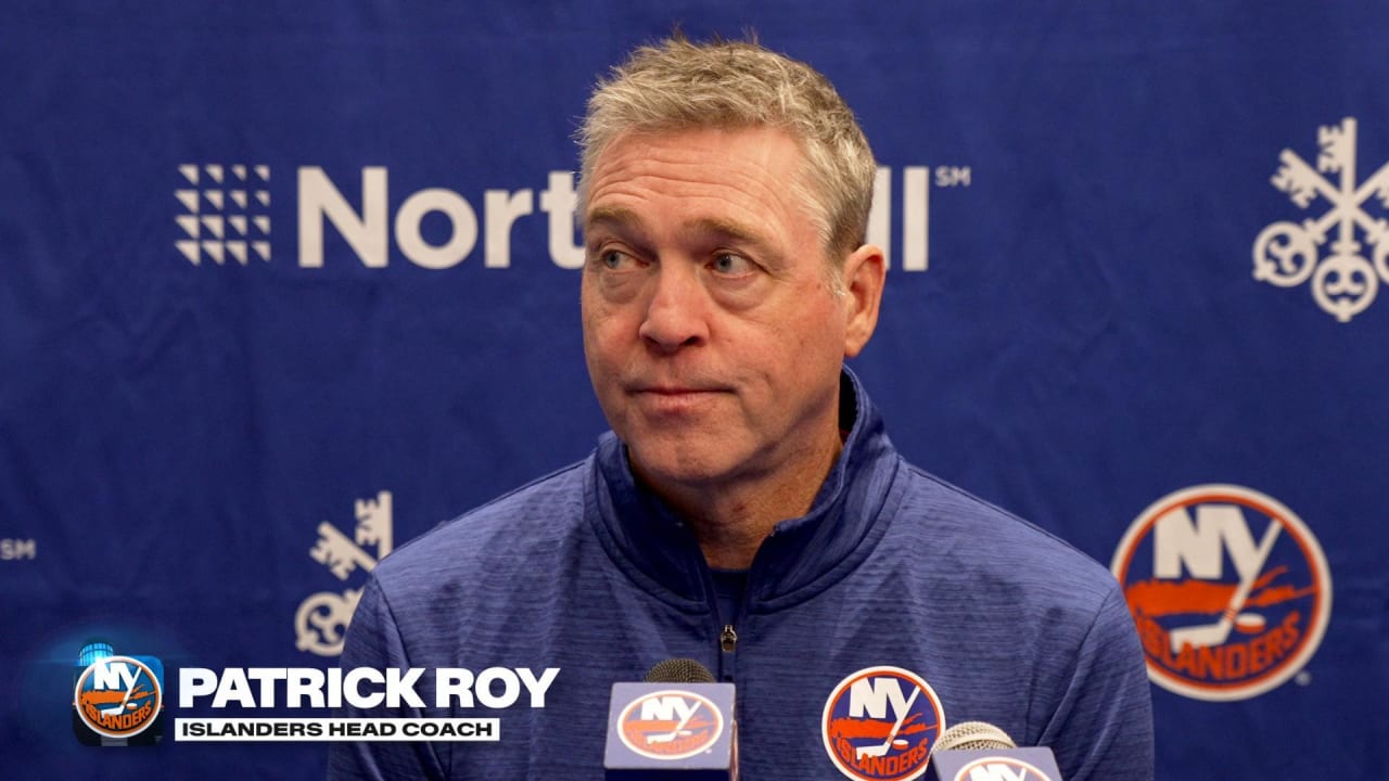 NYI vs TBL 2/8: Patrick Roy | New York Islanders