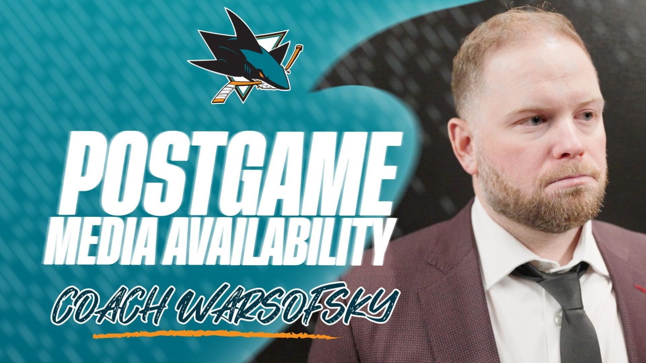 Postgame vs UTA (10/17): Warsofsky | San Jose Sharks
