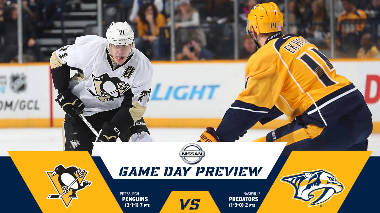 Game Day: Penguins vs. Preds | Nashville Predators