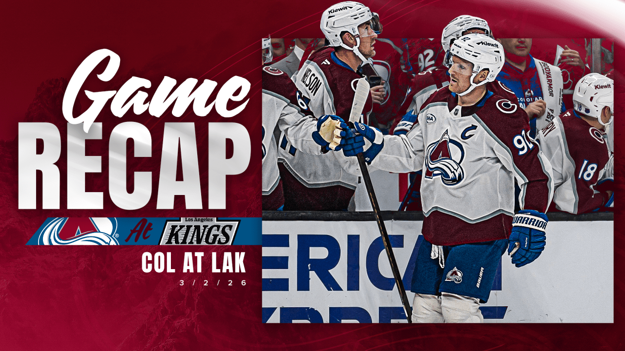 Devon Toews Scores Late Goal to Help Avalanche Defeat Kings 4-2 ...