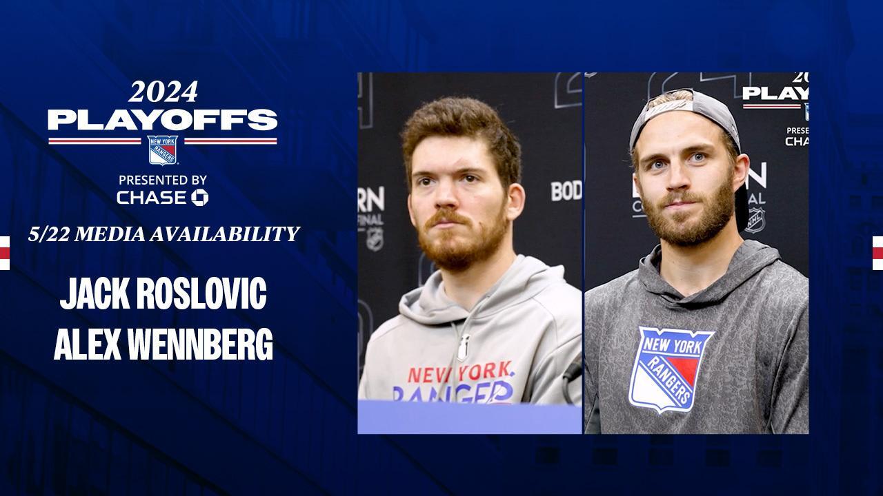 Pregame: Roslovic and Wennberg | New York Rangers