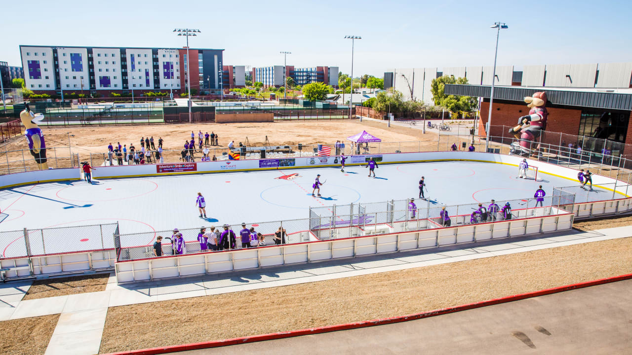 Coyotes Open Fifth DEK Hockey Rink On GCU Campus | NHL.com