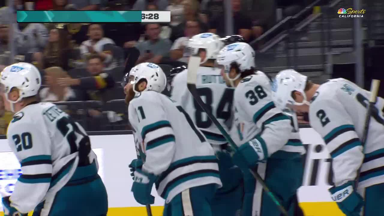 SJS@VGK: Kunin scores goal against Ilya Samsonov | San Jose Sharks