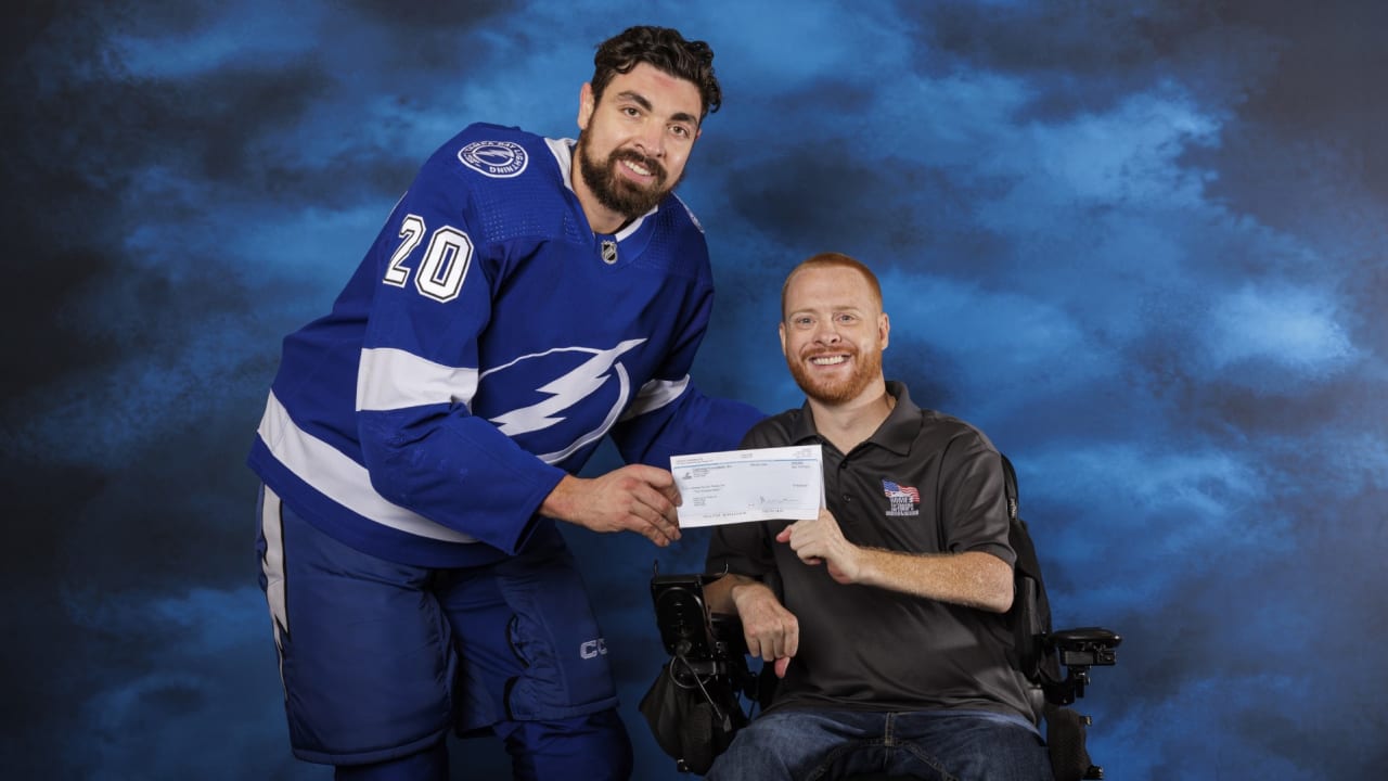 Sgt. Russell Carter honored as Lighting Community Hero | Tampa Bay ...