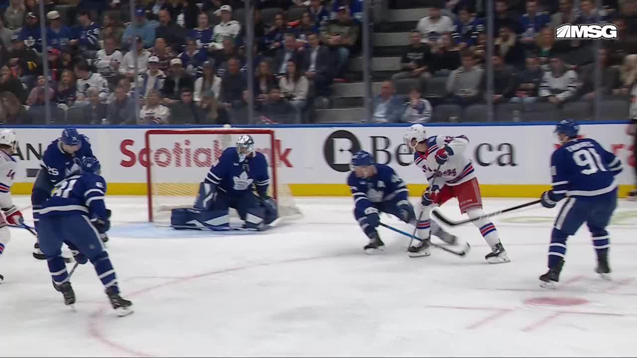 NYR@TOR: Parssinen scores goal against Anthony Stolarz | New York Rangers