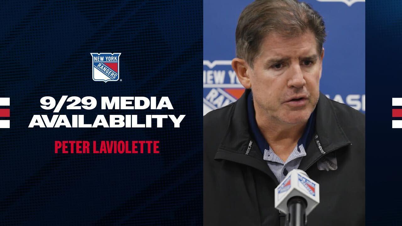 Preseason: Laviolette | New York Rangers