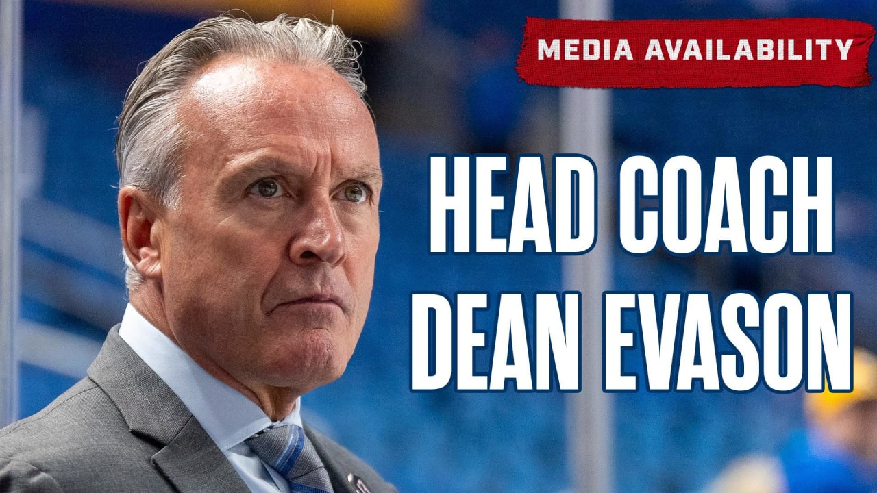 Blue Jackets Head Coach Dean Evason Speaks on Monahan, Gudbranson and ...