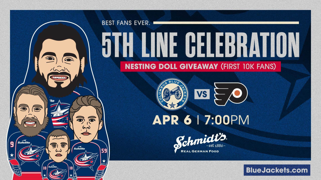 5th Line Celebration Surprises | Columbus Blue Jackets