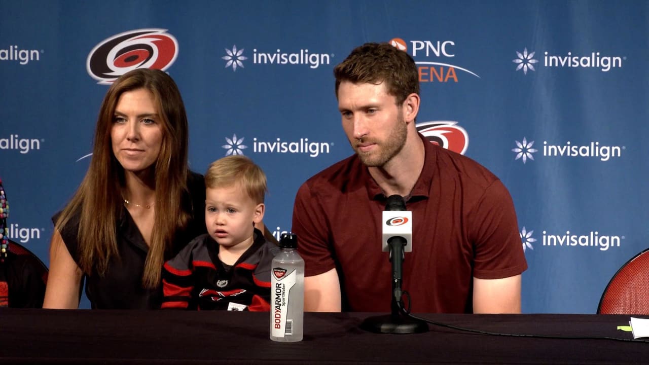 Jaccob Slavin Media Availability | Carolina Hurricanes