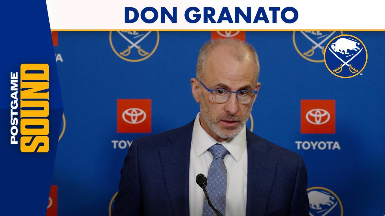 Don Granato Postgame vs. ANA | Buffalo Sabres