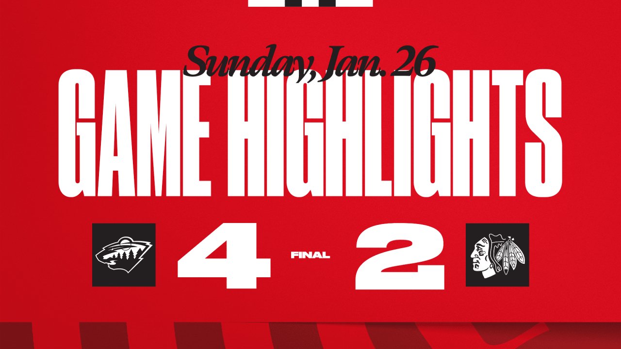 Highlights | Blackhawks vs. Wild | Chicago Blackhawks
