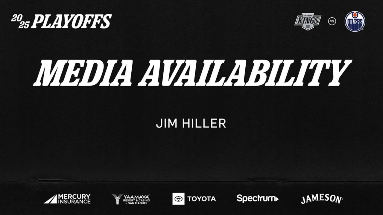 Playoff Media Availability with Jim Hiller | Los Angeles Kings