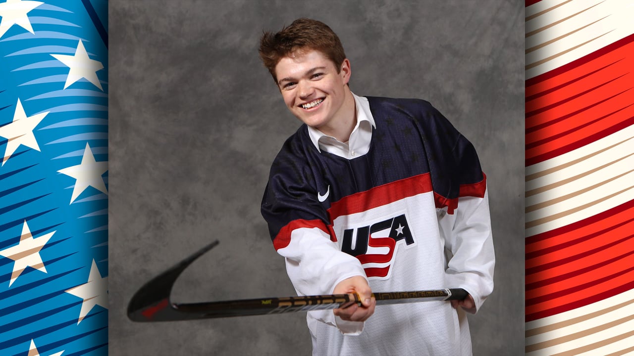 Cole Caufield sélectionné au sein de l'équipe des États-Unis pour le ...