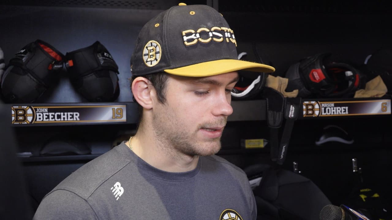 Locker Room Raw: Johnny Beecher | Boston Bruins