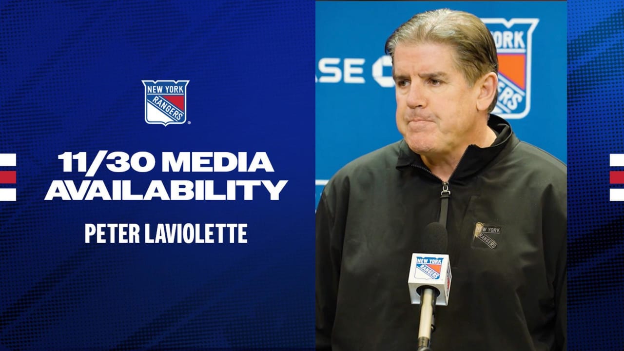 Pregame: Laviolette | New York Rangers
